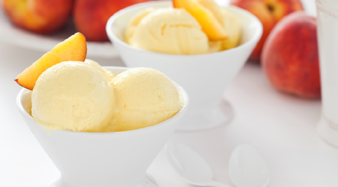 Peach Ice Cream - Magimix recipe Official Magimix Recipes - Cook Expert ...