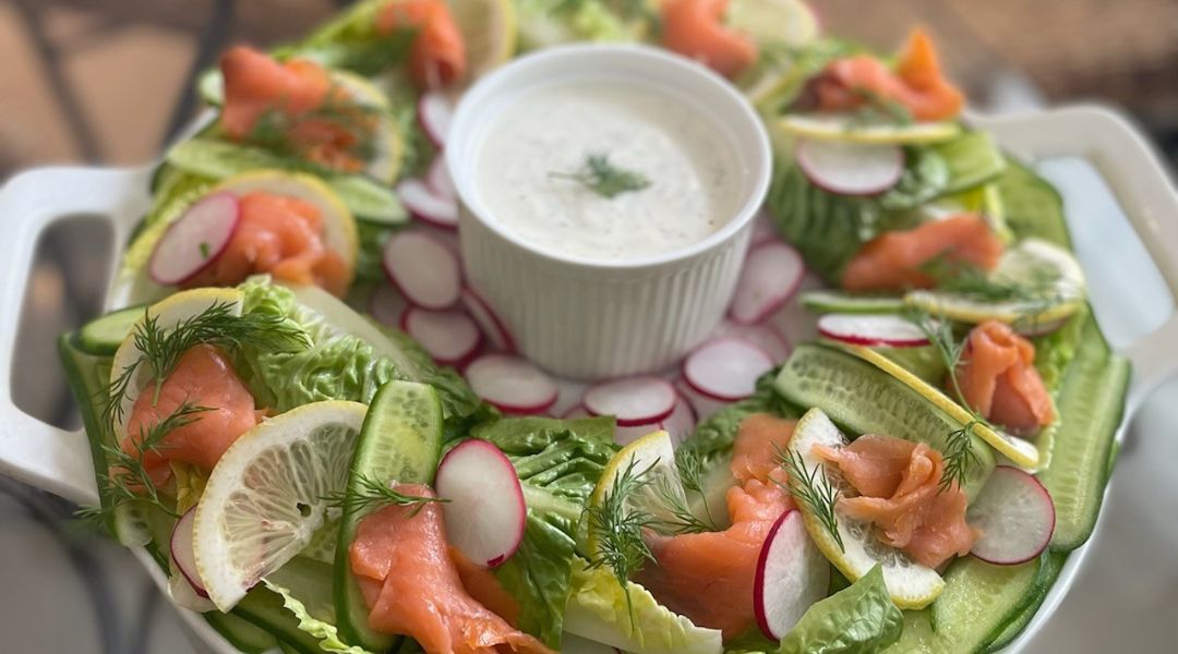 Smoked Salmon Wreath - Magimix recipe Official Magimix Recipes - Cook ...