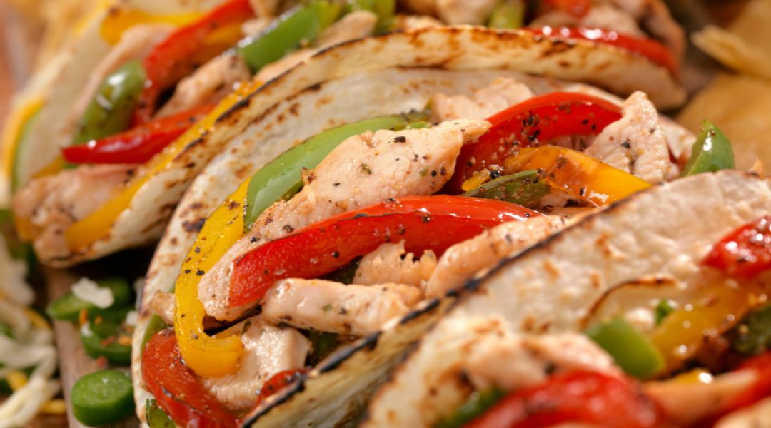 Fajitas au poulet - Recette MAGIMIX